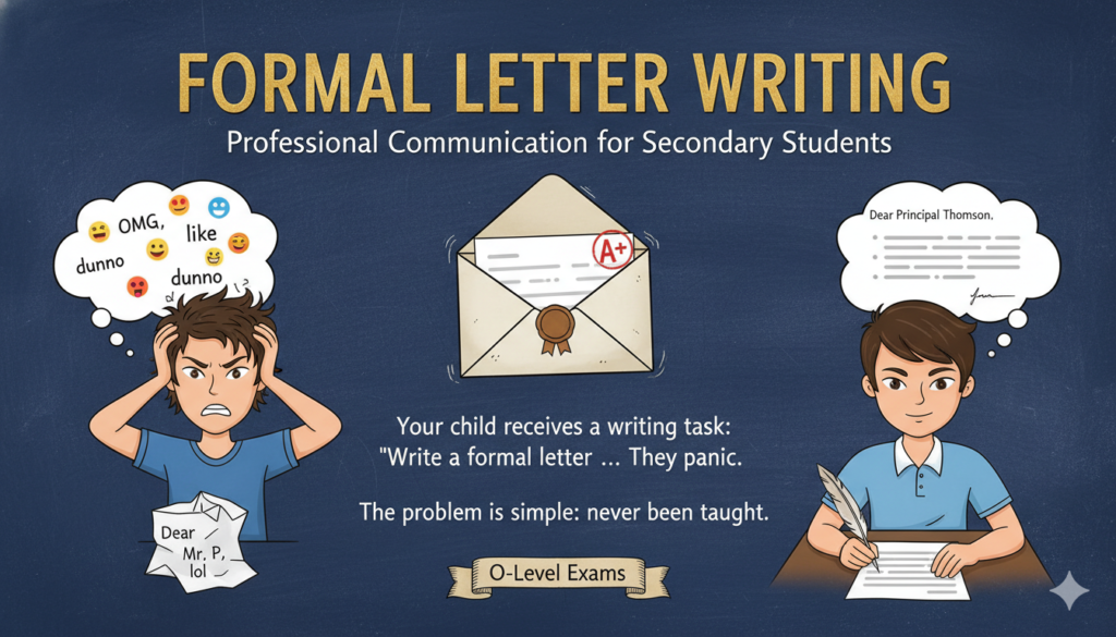 Formal Letter Writing Guide for Secondary Students